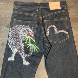 Evisu | Jeans | Rare Evisu Tiger Embroidery Jeans | Poshmark